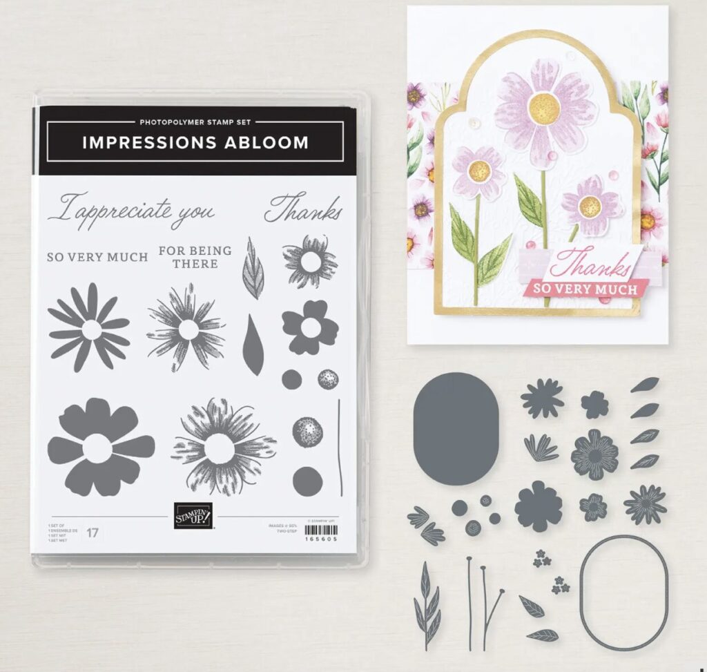 Clean & Simple Thank You: Creating Elegant Cards with Stampin’ Up!’s Impressions Abloom Bundle ...